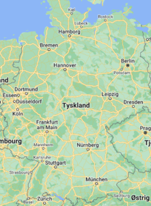 MAP OF EUROPE | Valuta.dk